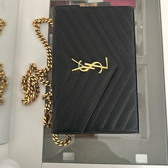 Yves Saint Laurent | Bags | Ysl Beautiful Purse With Chain | Poshmark